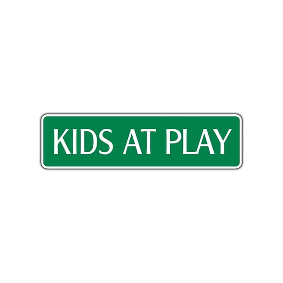 Children At Play Safety Signs