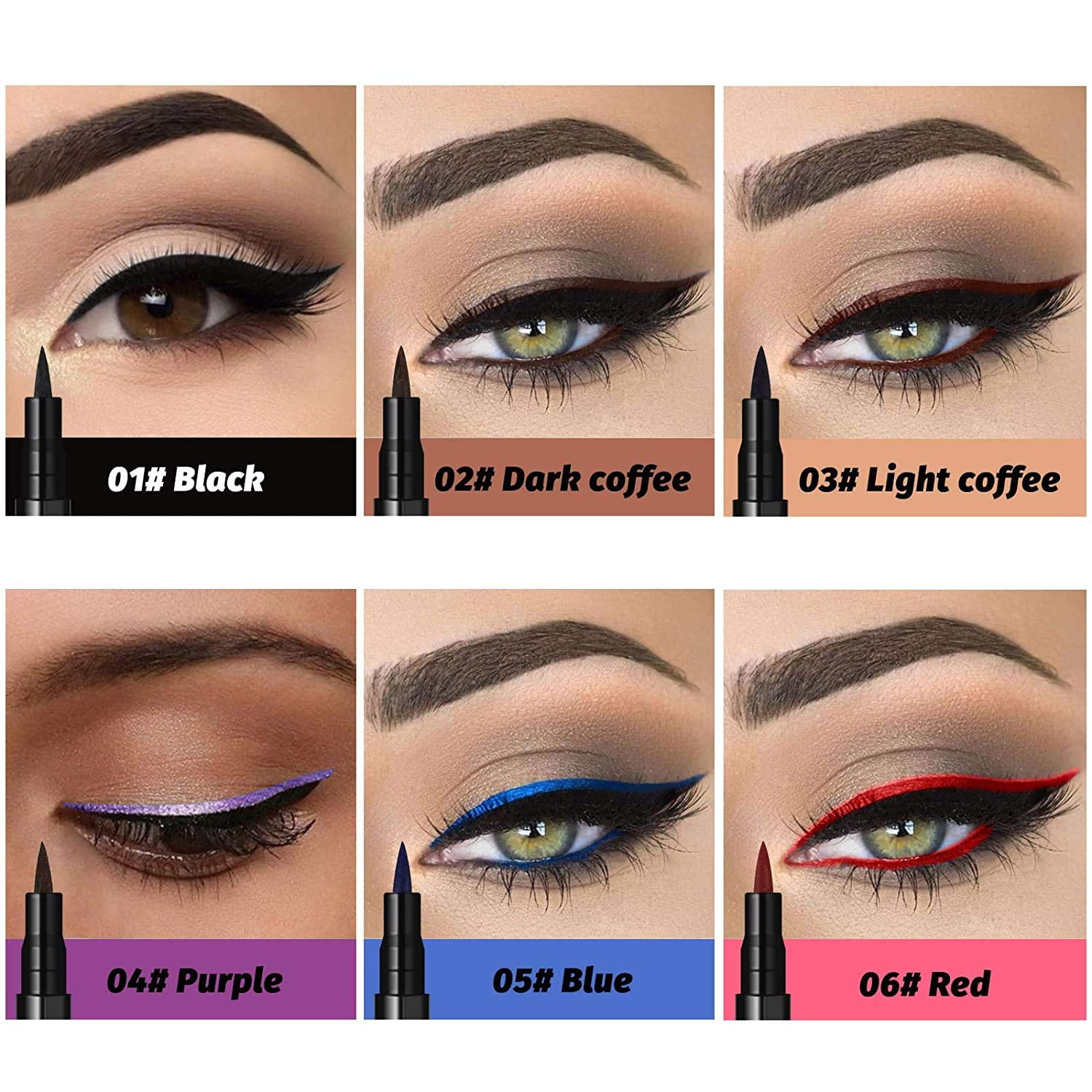 Liquid Eyeliner Colors