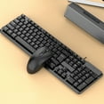 Keyboard and Full Size USB Basic Corded Keyboard Combo Set with Number ...