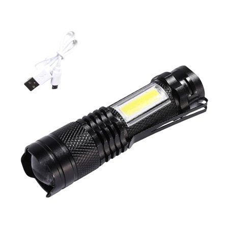 Transemion Camping Flashlight Rechargeable Torch Waterproof Charging ...