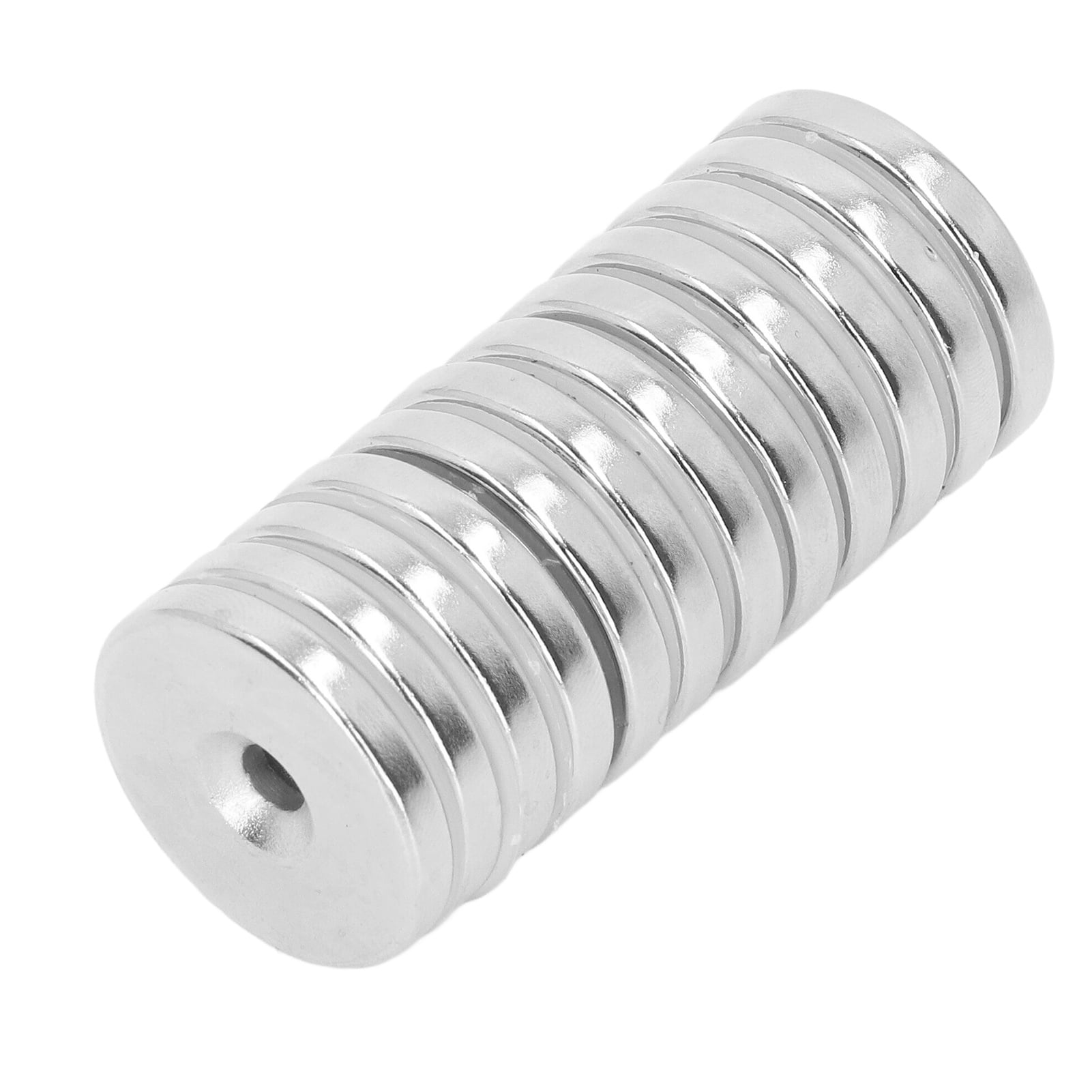 Imán redondo agujero de 5 mm 30x5 mm 3 capas electrochapado magnetismo ...