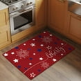 4th of July Bathroom Mat 2x3 FT, Non Slip Small Kitchen Mat, Blue White ...