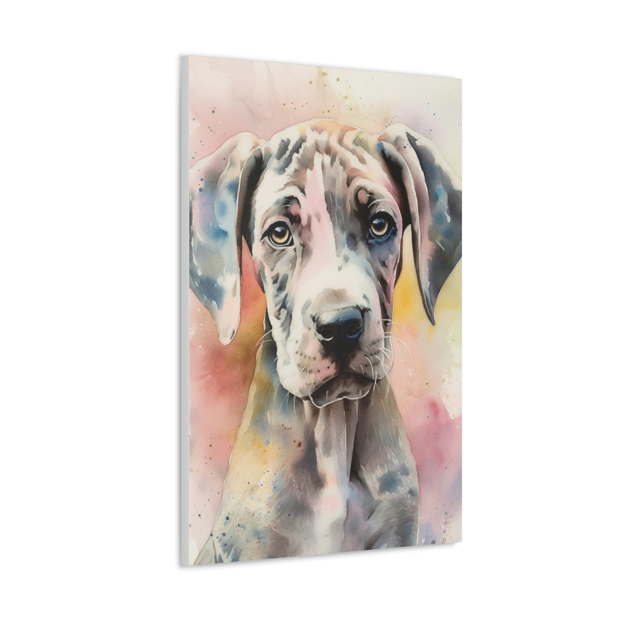 Watercolor Great Dane Painting 3 - Nursery Collection - Bedtime Stories ...