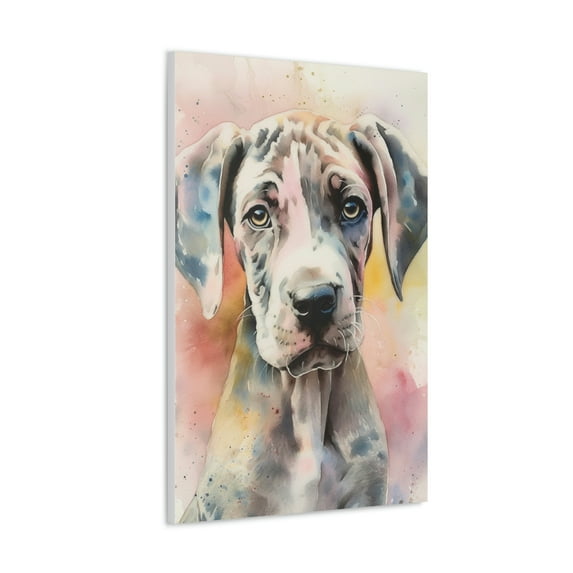 Watercolor Great Dane Painting 3 - Nursery Collection - Bedtime Stories ...
