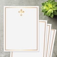 Golden Cross Faith Letter Papers - Set of 25, Religious stationery ...
