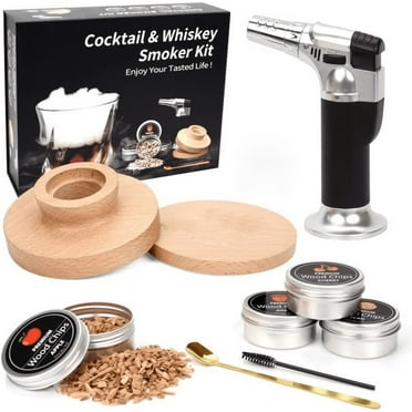 Old Fashioned Smoker Kit - Whiskey Smoker Kit with Smoking Gun ...