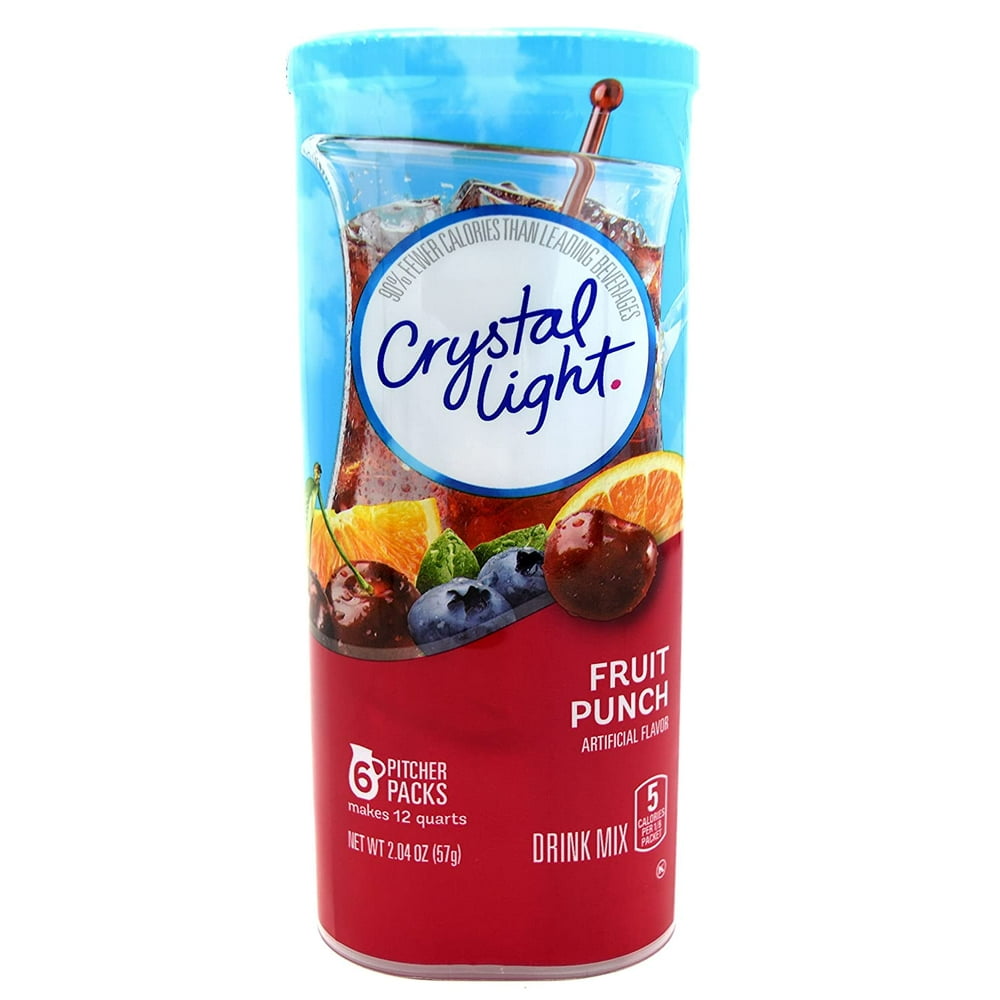 Crystal Light Fruit Punch Drink Mix (12-quart), 2.04-ounce Packages ...