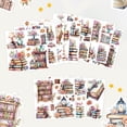 1 Set 12 Sheets 12 Style PVC Stickers Heat Transfer Film for Window ...