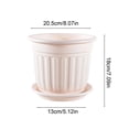Breathable Rhizome Controlling Planter, Lightweight Plastic Pot with ...