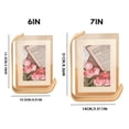6x7 Inch Acrylic Photo Frame, Multi-Layered Display for Dust-Free ...