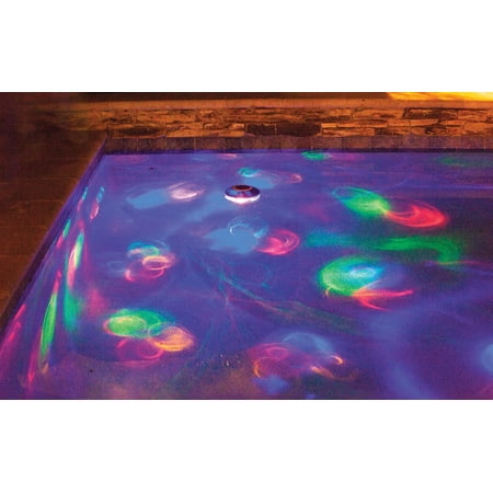 Solar Underwater Light Show Deluxe - Color changing floating light for ...