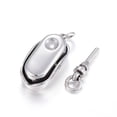 10 Set Resistant 304 Stainless Steel Box Clasps Rectangle Stainless ...