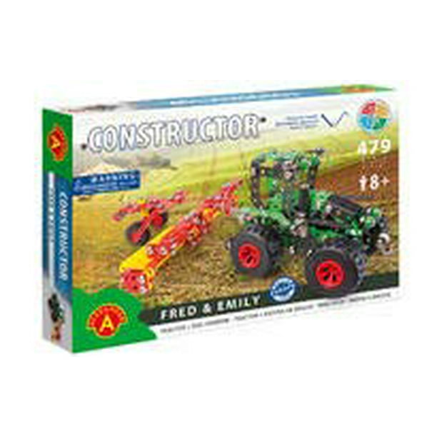 Alexander Toys Constructor Tractor & Disc Harrow PURE METAL ...