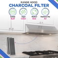 Range Hood Filter Replacement 5.83” x 17.65” for SB08999040 Charcoal ...