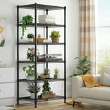 REIBII 72"H Wire Shelving 6-Tier Storage Shelves Metal Storage Rack for ...