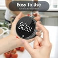 sTc Magnetic Digital Timer with Large Display, Countdown Count-up Clock, for Any Purpose ...