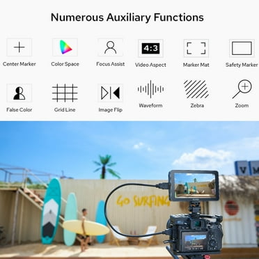 Seetec Atem156 15.6 inch Live Streaming Broadcast Monitor 4 HDMI Inputs ...