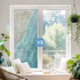 Blue Gradient Ocean Sea Wave Window Privacy Film, Rainbow Film ...