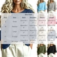 BADHUB Blouse Top for Women 3/4 Length Sleeve Crewneck Pullover Top ...