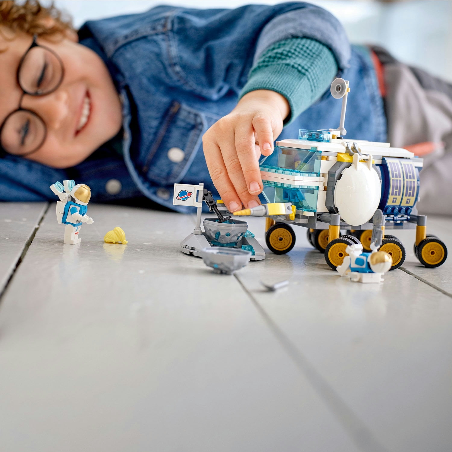 Buy LEGO City Lunar Roving Vehicle 60348 Building Kit; Space Toy for ...
