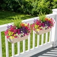 Artificial Morning Glory Flowers Mixed Color Outdoor Indoor Decoration ...