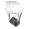 Black Waterproof Action Camera 4K Ultra HD Video 12MP Photos 1080p Live ...