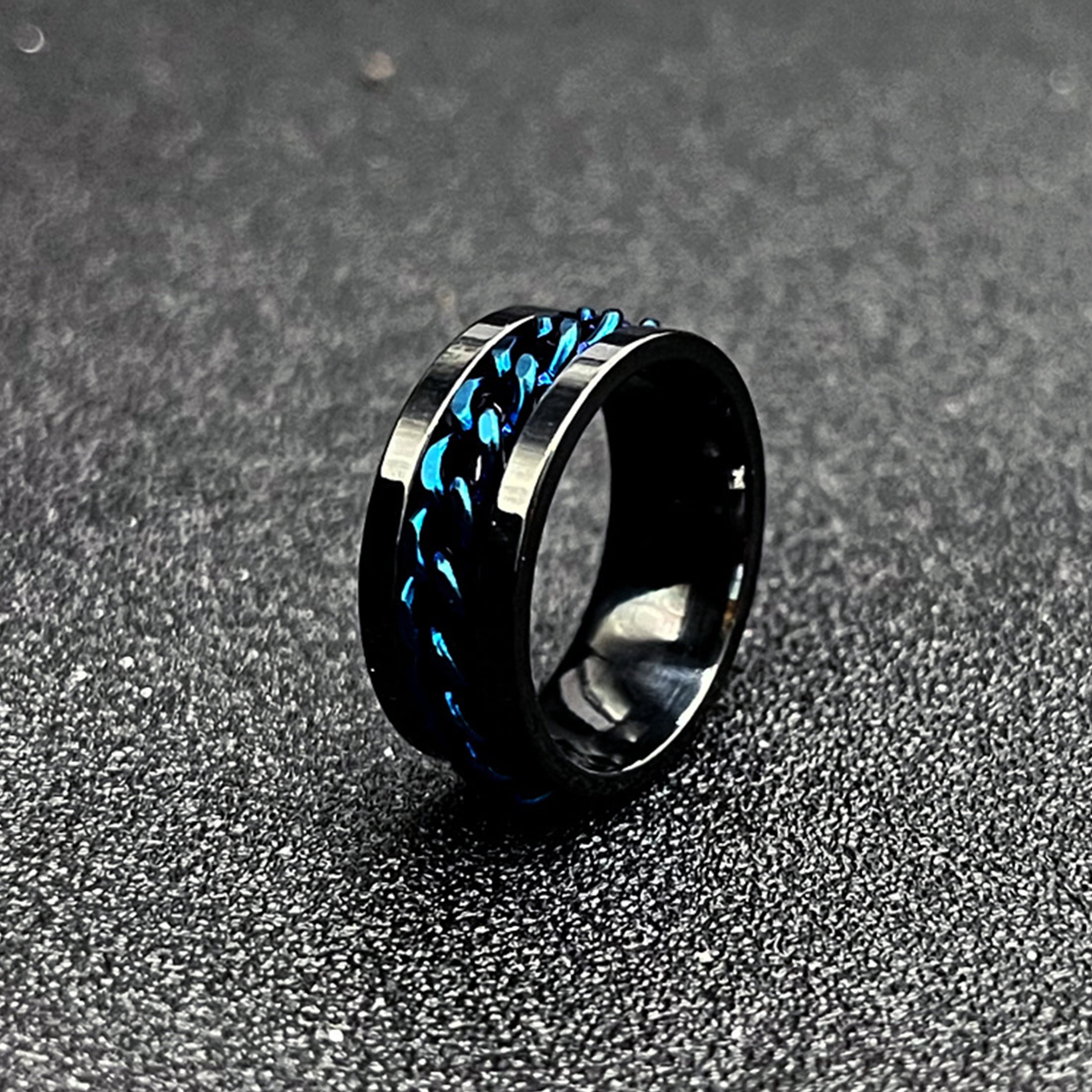 Fidget Ring Anniversary Gifts Anxiety Ring for Women and Men Couple ...