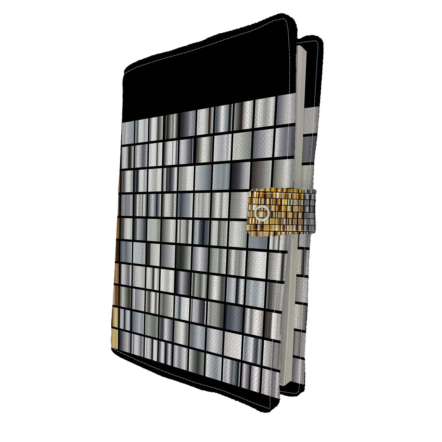 PKQWTM mega set of gradients gold and silver glossy squares Book Cover ...