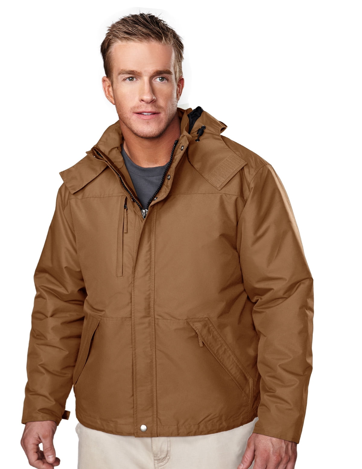 Tri-Mountain Authority 8950 2 in 1 Windproof Work Jacket, 4X-Large ...