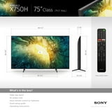 Sony 75" Class KD75X750H 4K UHD LED Android Smart TV HDR BRAVIA 750H ...