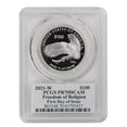 2021-W $100 Platinum Eagle PCGS PR70 Deep Cameo First Day of Issue ...