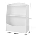 Your Zone Storage Bookcase with Toy Bin, White - Walmart.com
