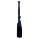Decorative Silky 5" (12.5cm) Key Tassel, 5" (12.5cm) Loop # SKT,, Dark ...