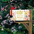Bible Verse Mailbox Cover - Religious Inspirational Quote Magnetic ...