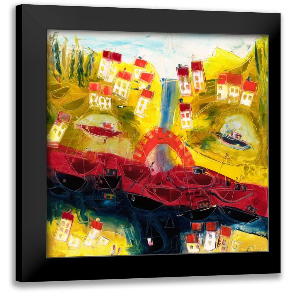 Muller,Max 15x15 Black Modern Framed Museum Art Print Titled - Abstract ...