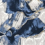 Abani Regal Collection Elegant Modern 4' x 6' Grey Blue Abstract Area ...