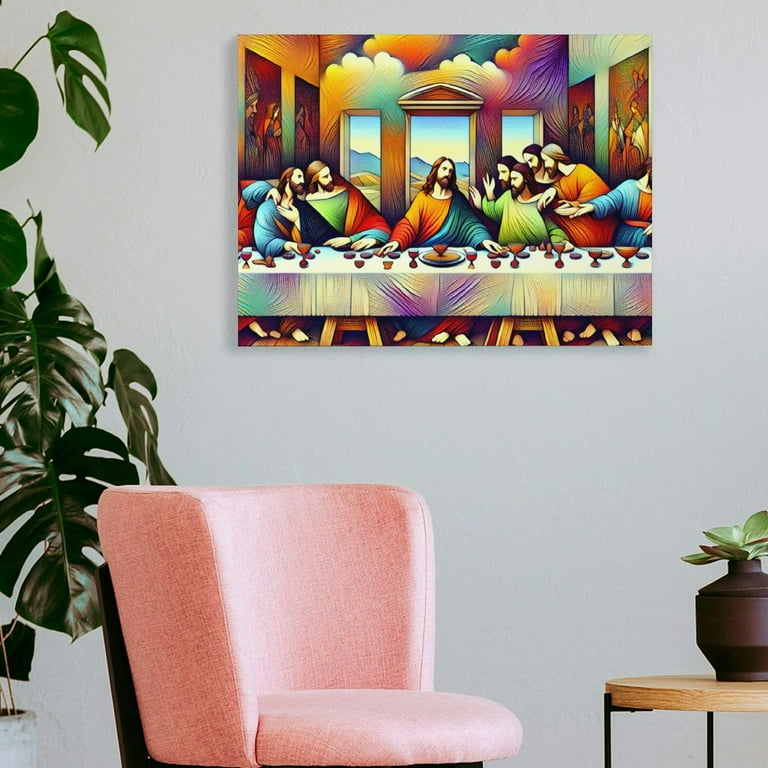 Religious Canvas Painting Easy Faith Hope Love