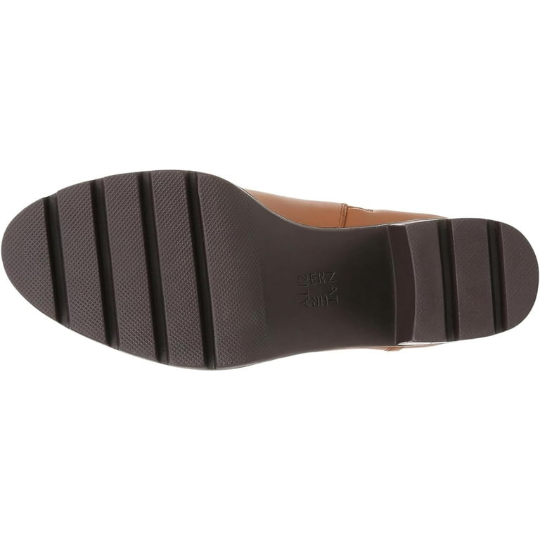 Naturalizer Womens Veeda Water Resistant Boot Cider Brown Leather