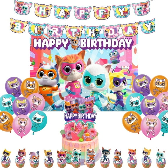32 Pcs For Muppet Babies Theme Birthday Party Decorations Set With 1 ...