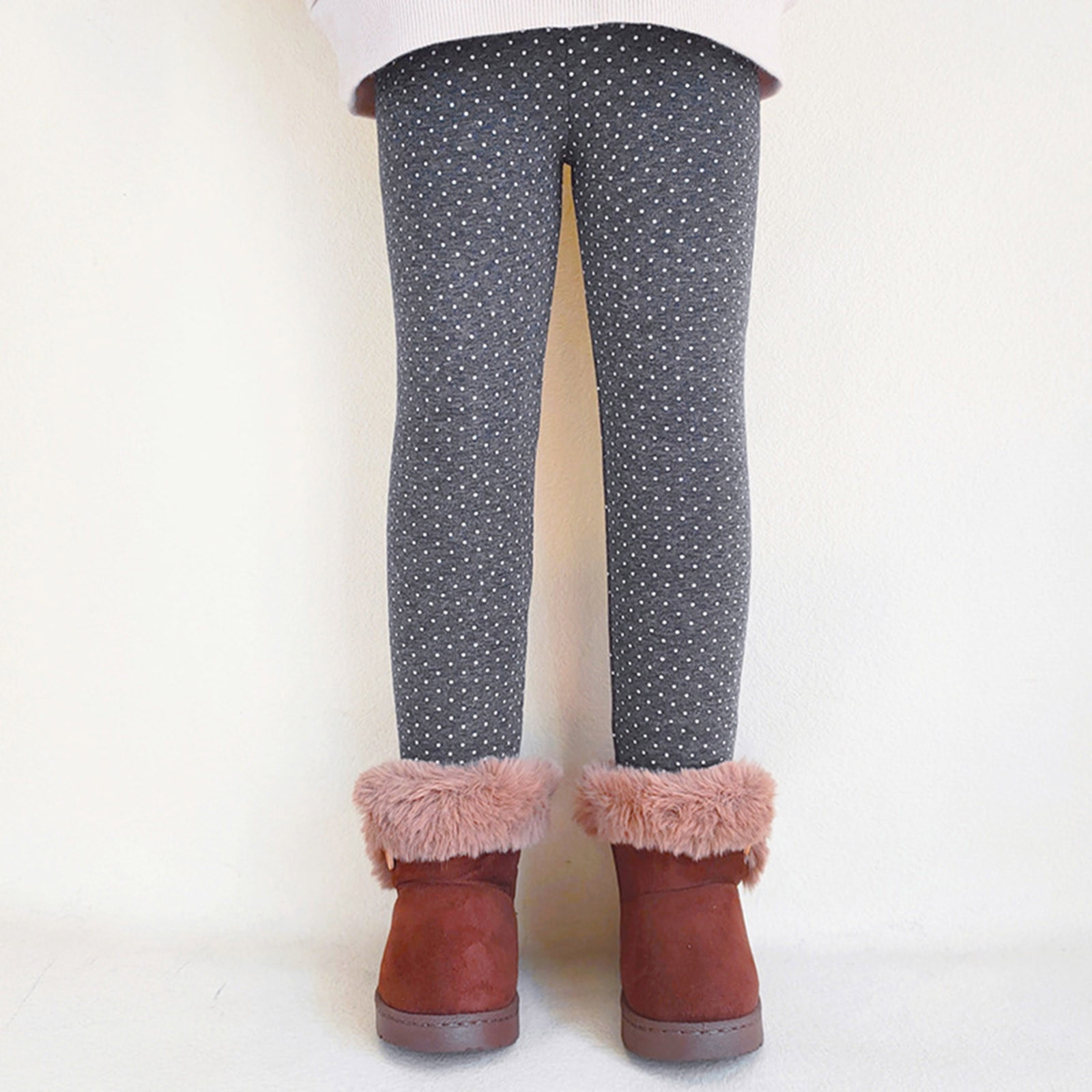 Click here for Yousnh Kids Girls Fleece Lined Leggings Winter Cot... prices