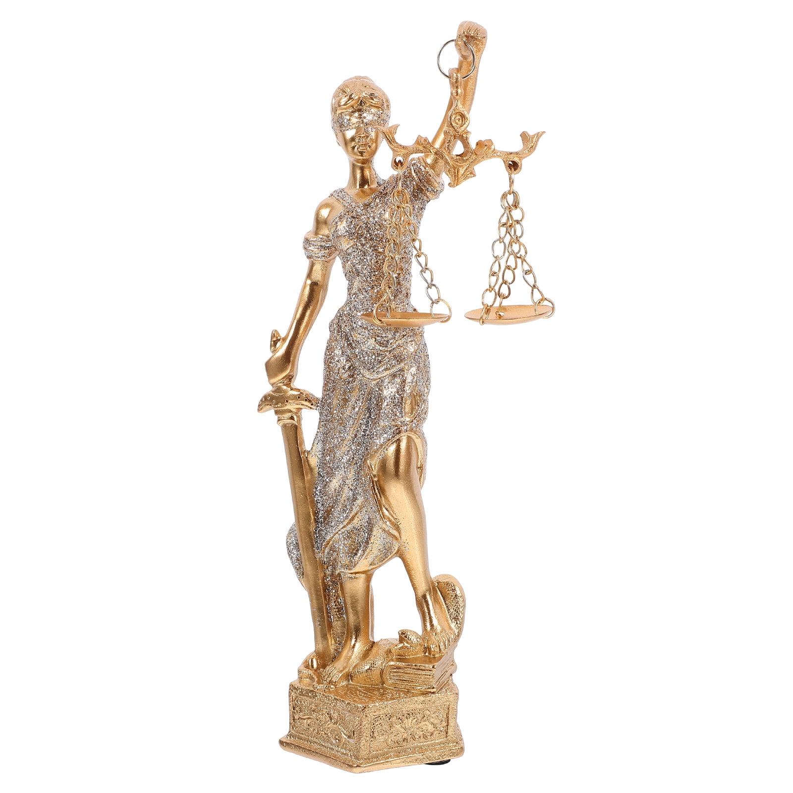 Lady Justice Statue Resin Greek Goddess Sculpture for Lawyer Office ...