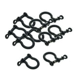 Abbraccia 10 Pieces Buckles Chain Shackle Fasteners DIY Key Chian Bow ...