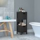 Costway Bathroom Wooden Floor Cabinet Multifunction Storage Rack Stand ...