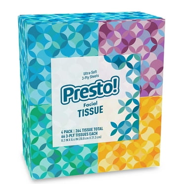 Perk Ultra Soft Standard Tissue 2-Ply 160 Sheets PK57778 - Walmart.com