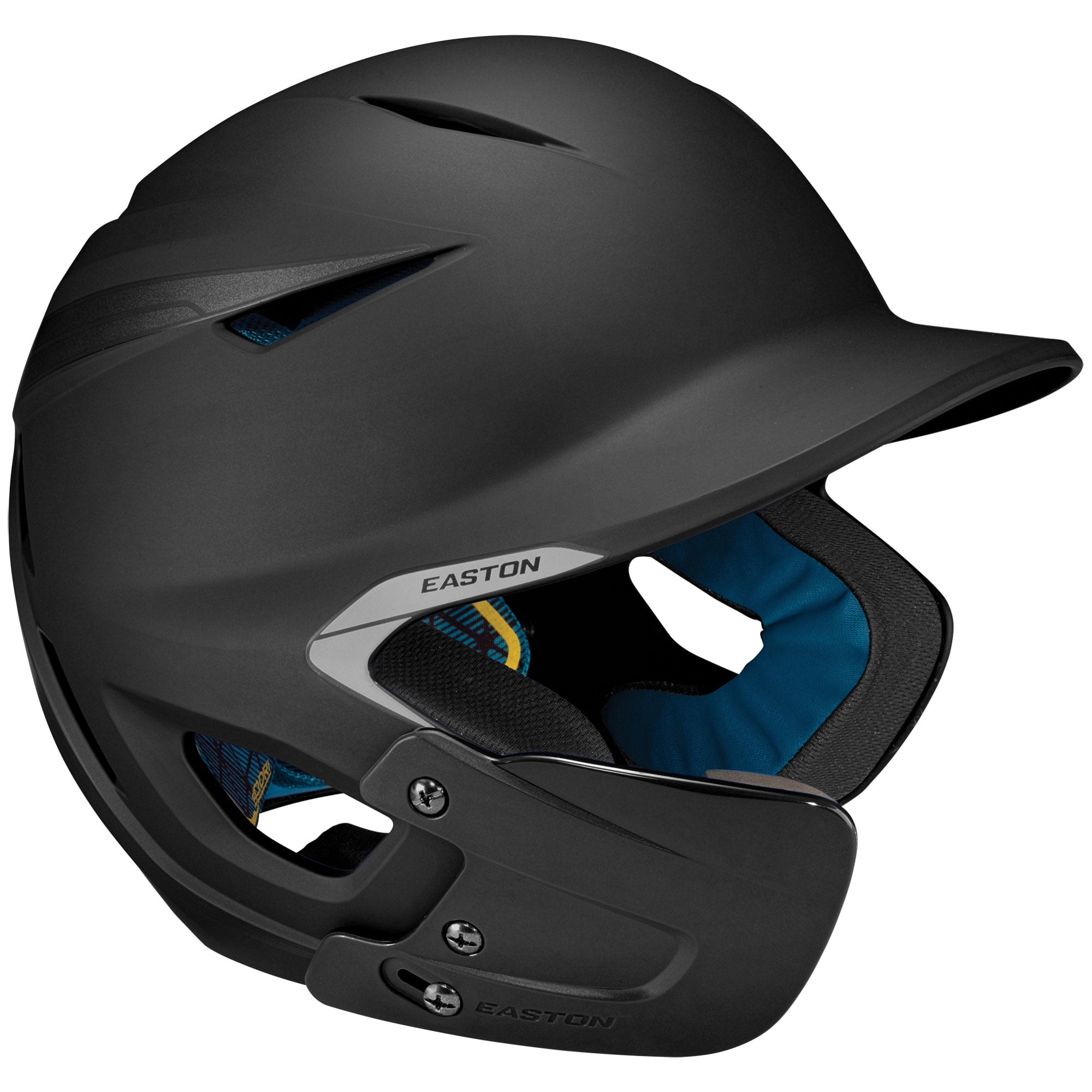 Easton Pro X Baseball Batting Helmet with Jaw Guard, Senior, Black ...