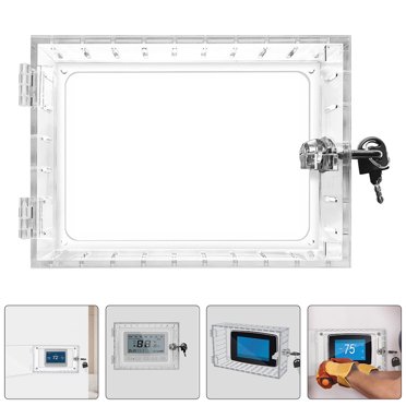 BISupply AC Thermostat Cover with Lock XS 1pk - Wall AC Panel Lock Box ...