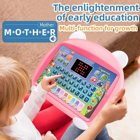 Kids Tablet English Learning Pad Early Development Interactive ...