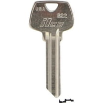 O1007LA Ilco Nickel/ Brass 6-Pin Sargent Lock Key Blank - Quantity 10 ...