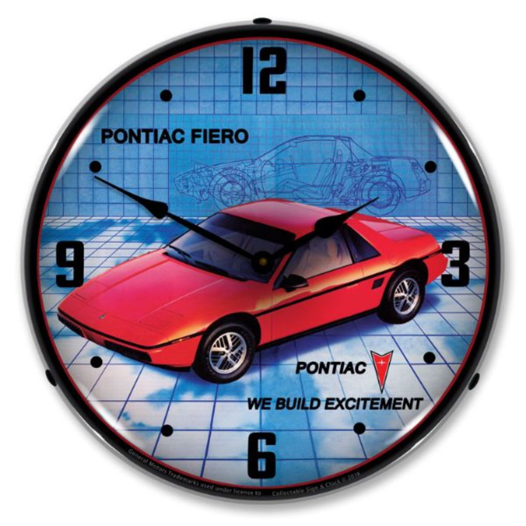 GM1801831 1984 Pontiac Fiero clock - Made in USA - Walmart.com