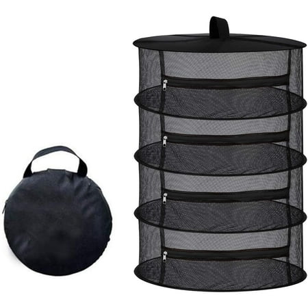 4 Layers Foldable Mesh Large Hanging Drying Net Drying Net For Hanging ...